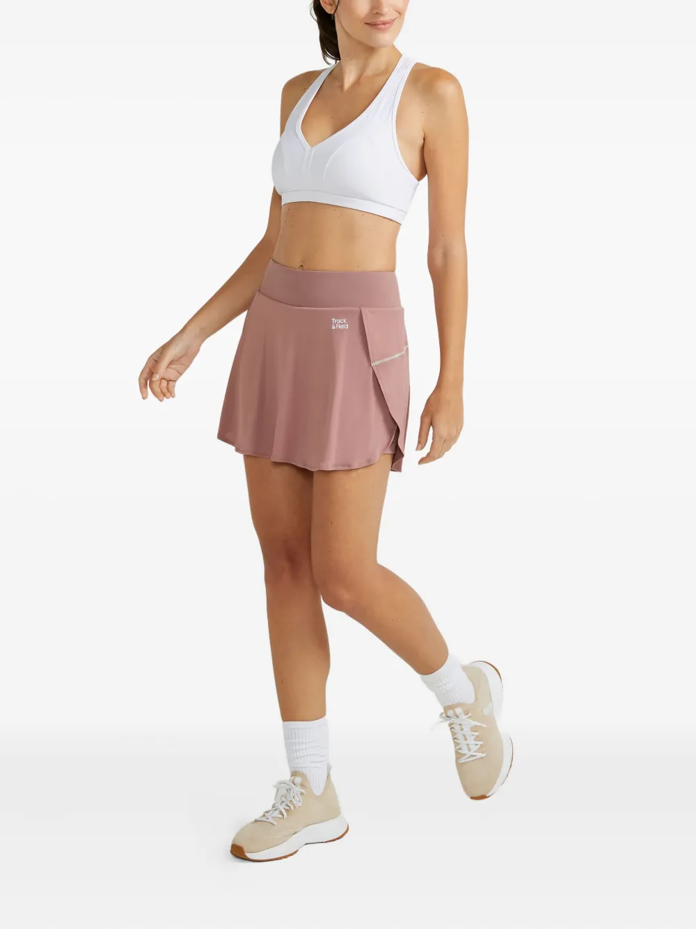 Track & Field Short-saia Cintura Alta | Rosa | FARFETCH BR