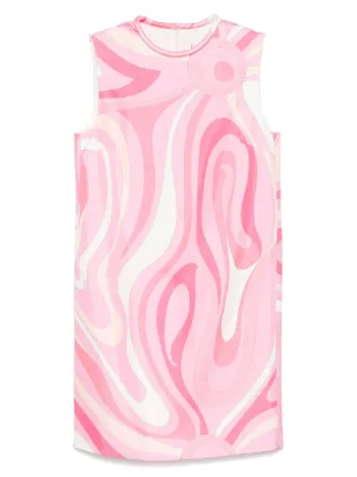 PUCCI Iride-print Mini Dress | Pink | FARFETCH
