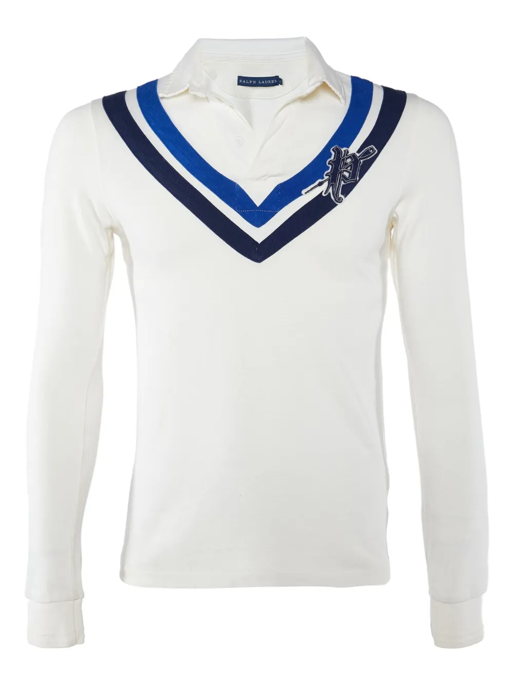 Polo Ralph Lauren Vintage long-sleeve Polo Shirt | White | FARFETCH