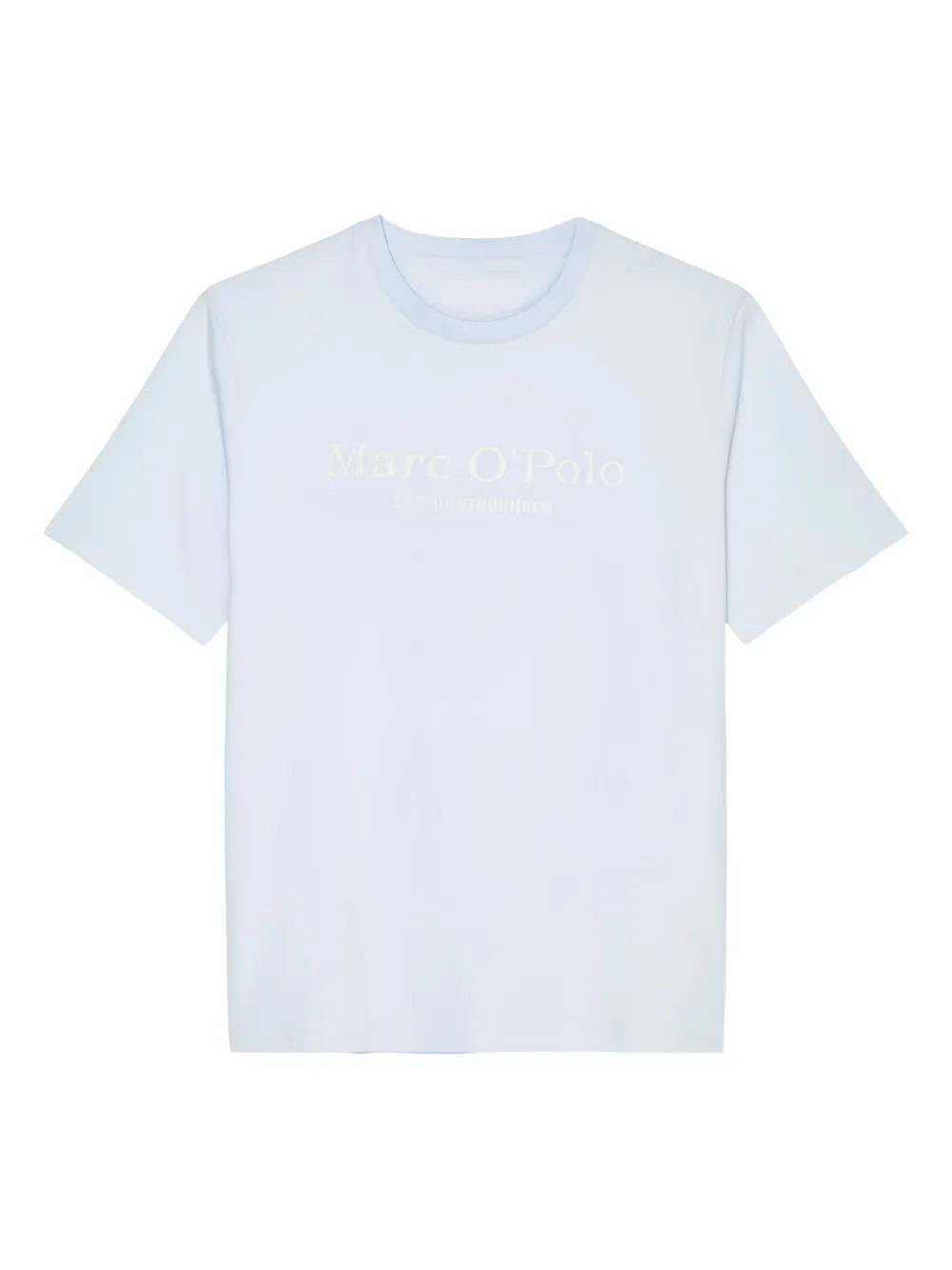 Marc O'Polo logo细节T恤 | 蓝色 | FARFETCH CN