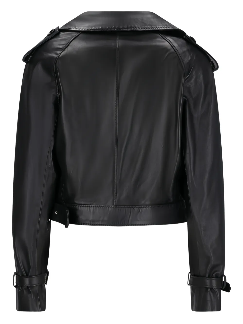 Alessandra Rich double-breasted Bomber Jacket | Black | FARFETCH UK