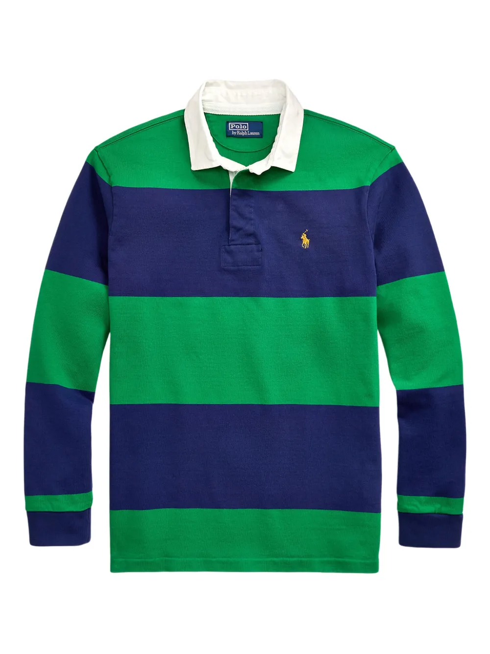 Polo Ralph Lauren Lauren Striped long-sleeves Polo Shirt | Green | FARFETCH UK