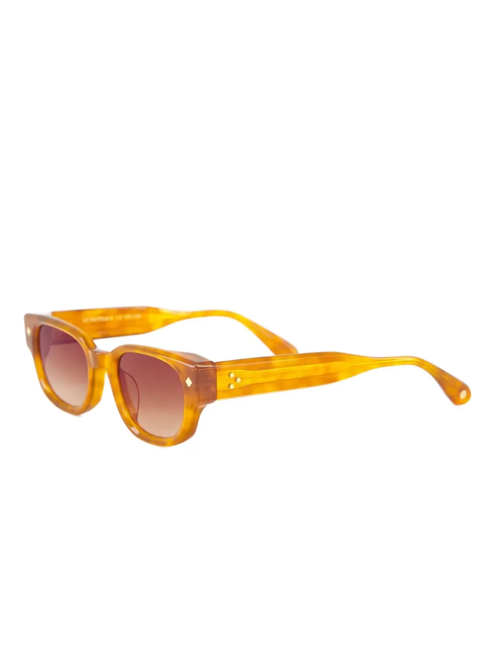 Lunetterie Générale rectangle-frame Sunglasses | Orange | FARFETCH UK