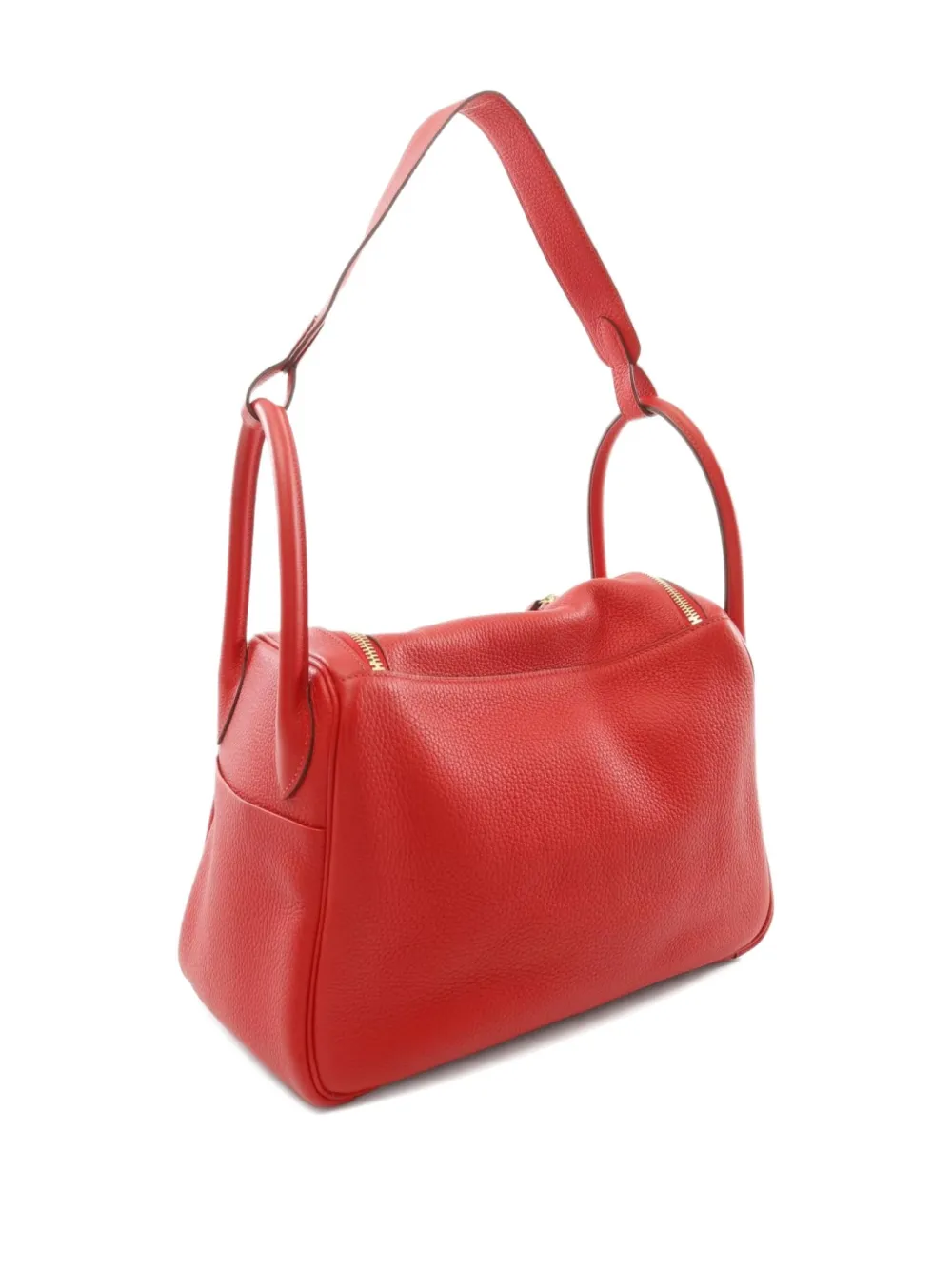 Hermès Pre-Owned 2021 Lindy 30 Shoulder Bag | Red | FARFETCH