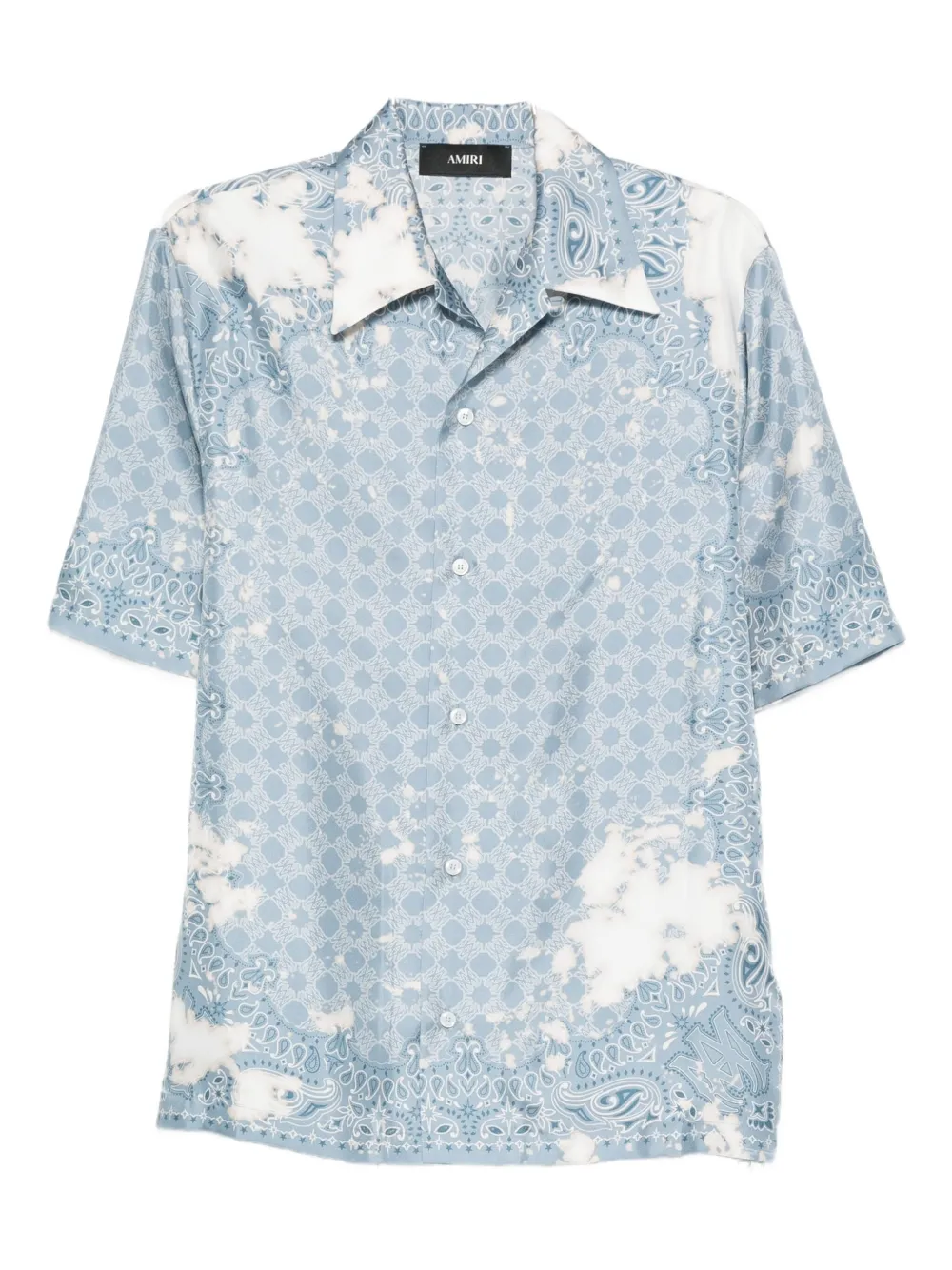 AMIRI paisley-patterned Silk Shirt | ブルー | FARFETCH JP