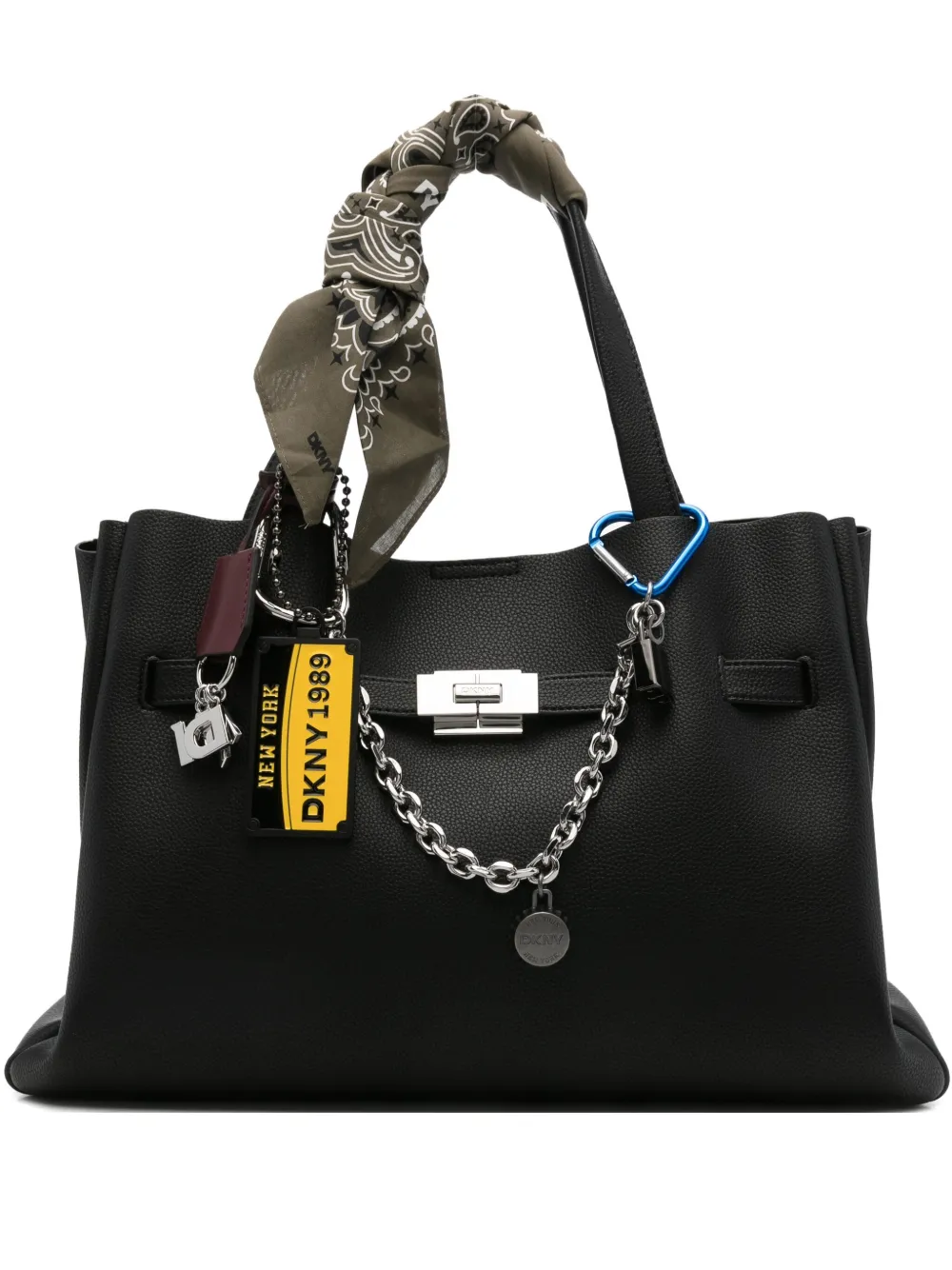 DKNY 搭链手提包 | 黑色 | FARFETCH CN