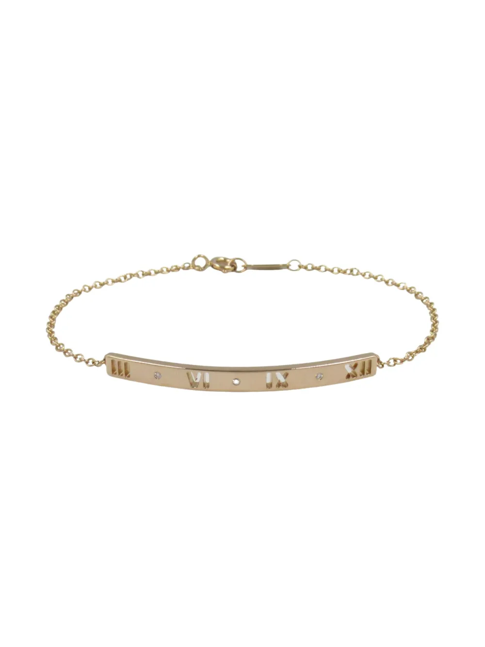 Tiffany & Co. Pre-Owned Pulsera Atlas Pierced En Oro Rosa De 18kt Con ...