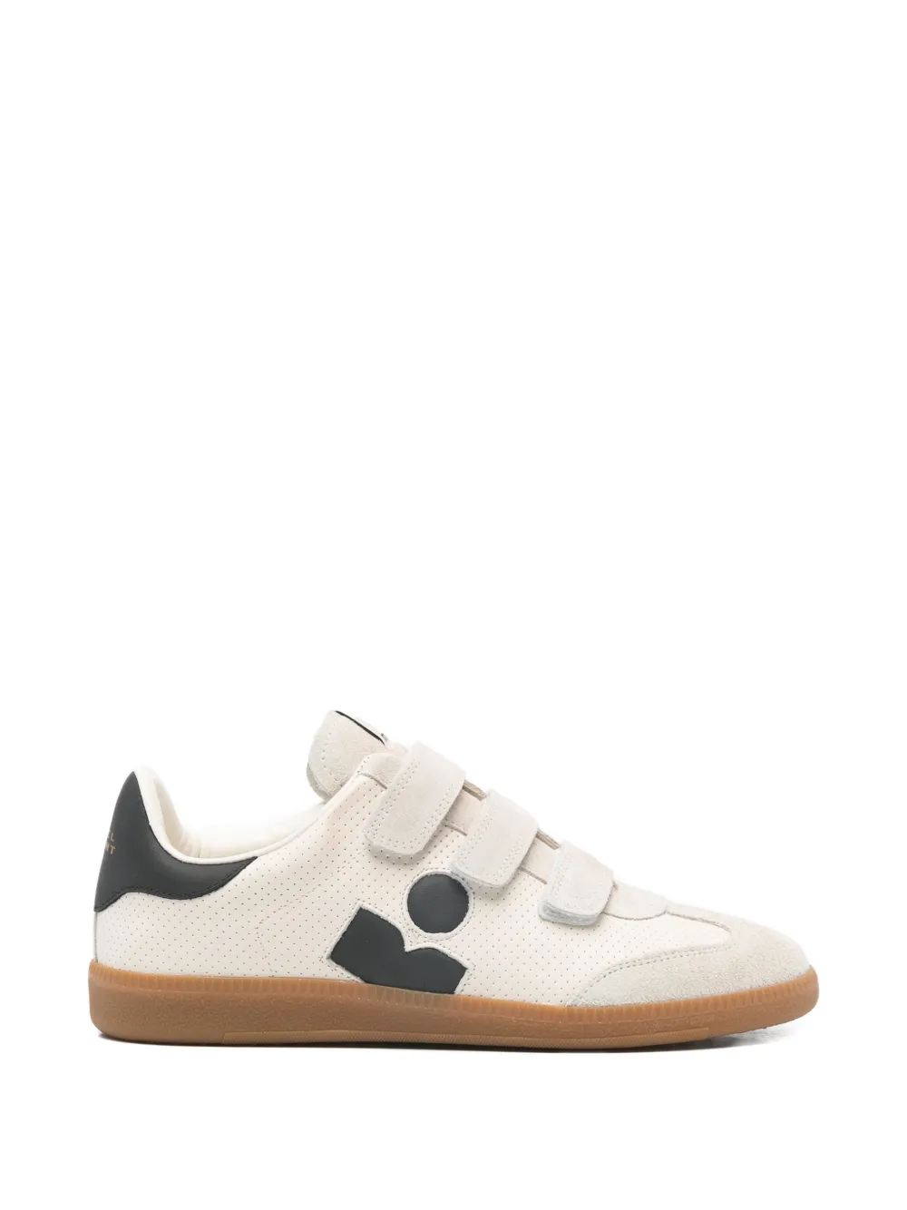 ISABEL MARANT Perforated side-logo Beth Sneakers | Neutrals | FARFETCH AU