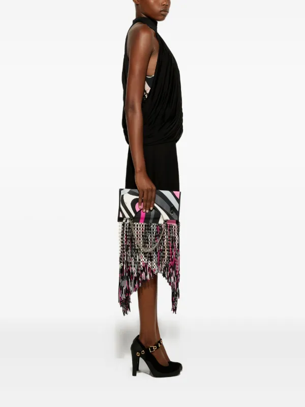 draped turtleneck top