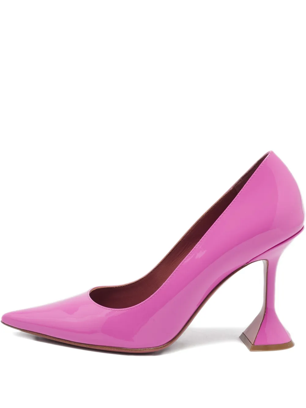 Amina Muaddi 100mm Ami Pumps | Pink | FARFETCH ZA
