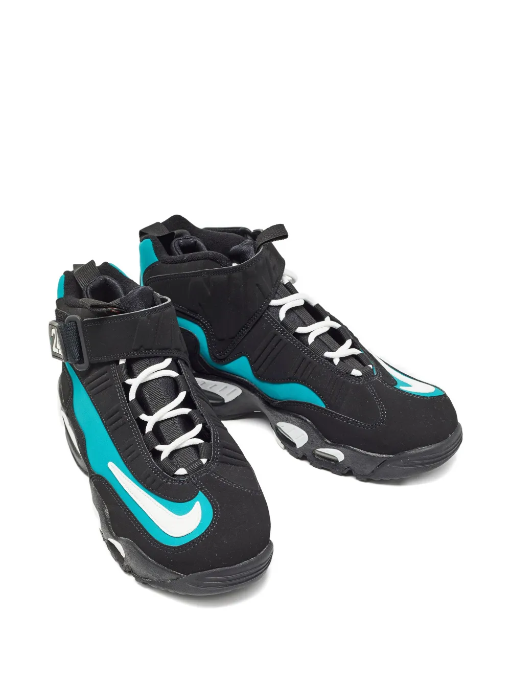 Nike Vintage Leather Strap Sneakers | Black | FARFETCH ZA