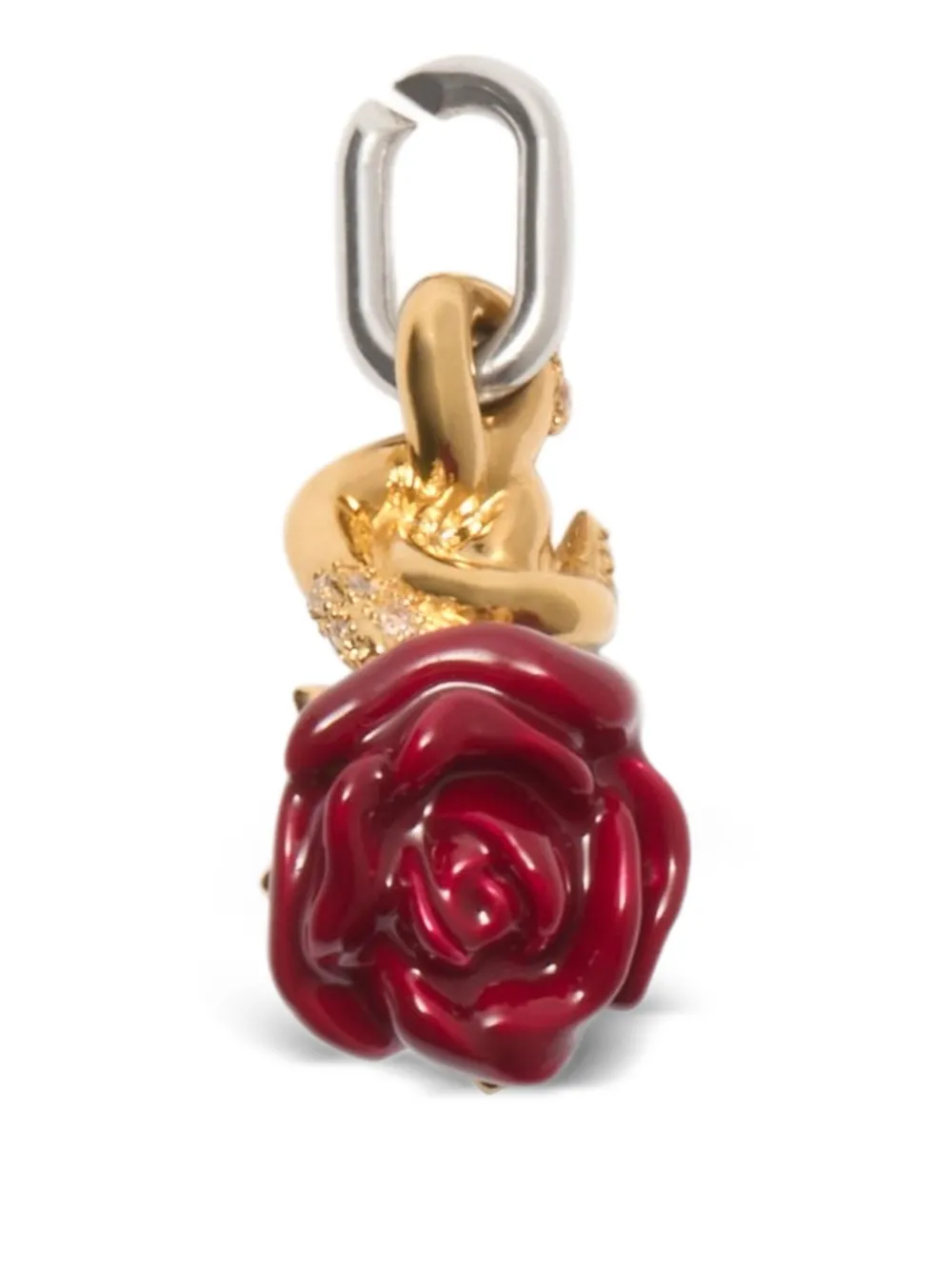 Burberry Rose Charm | Gold | FARFETCH