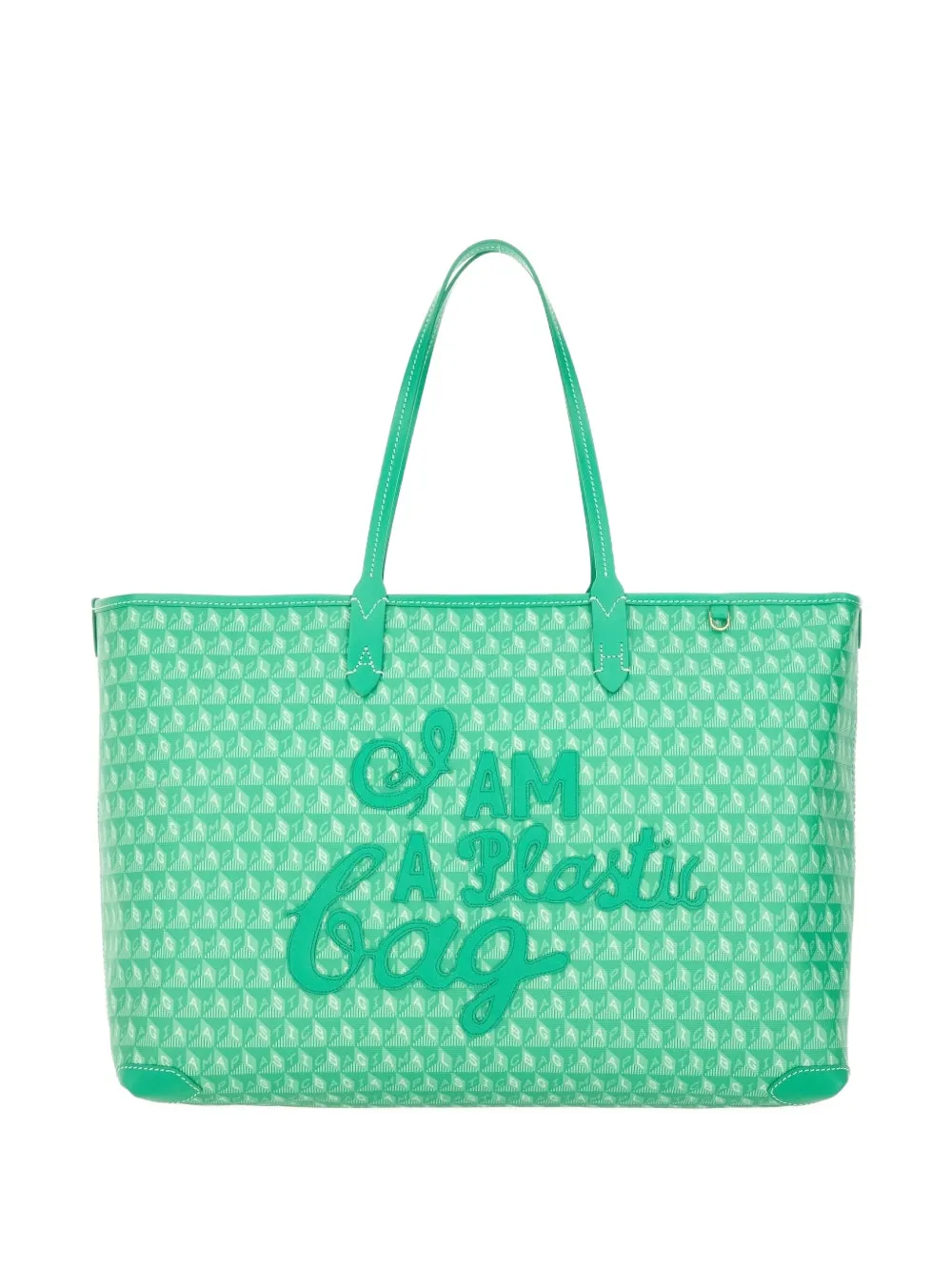 Anya Hindmarch I Am a Plastic Bag Tote Bag | Green | FARFETCH HK