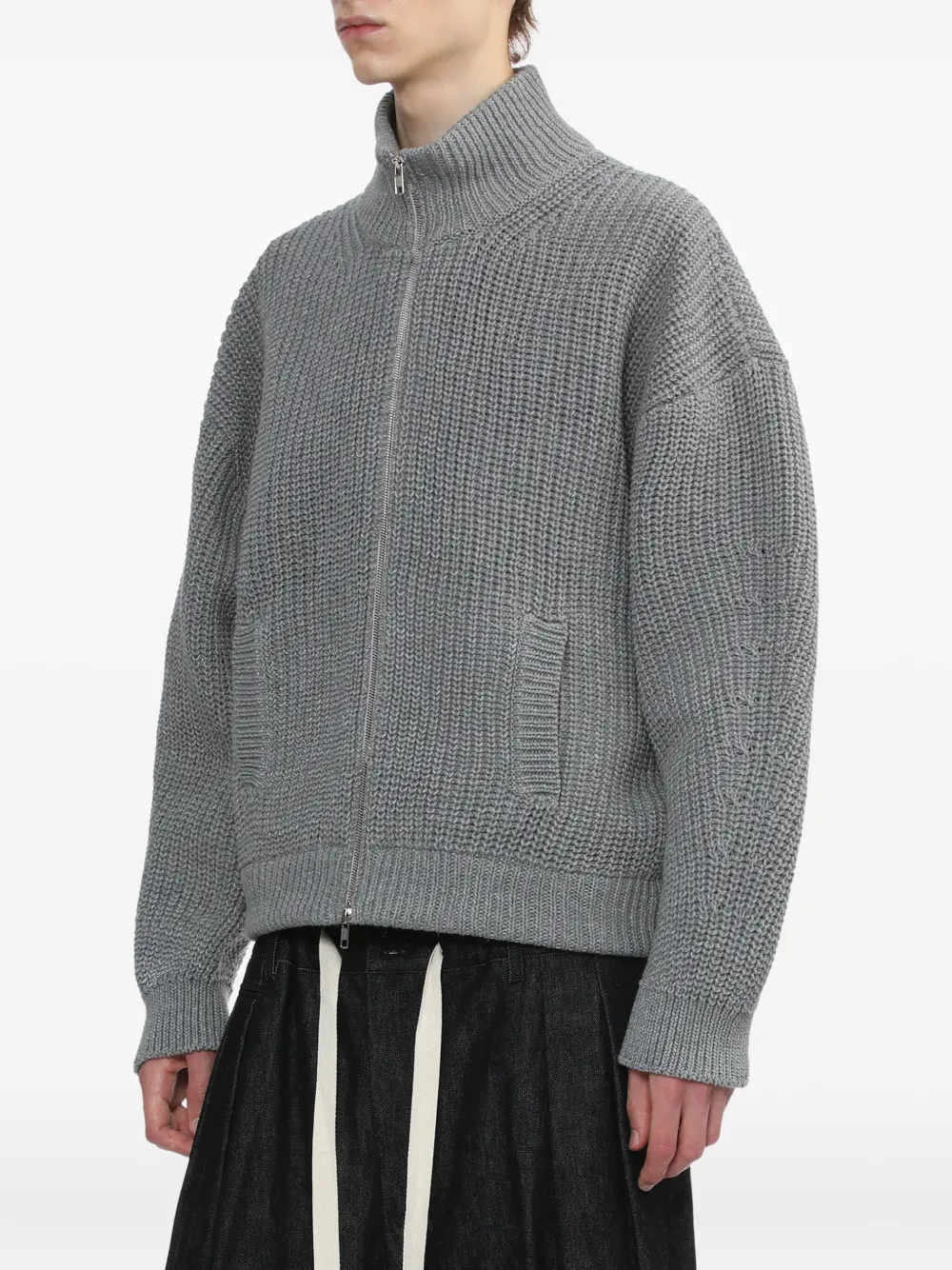 Doublet High-neck Zip-up Bomber In Blue | ModeSens