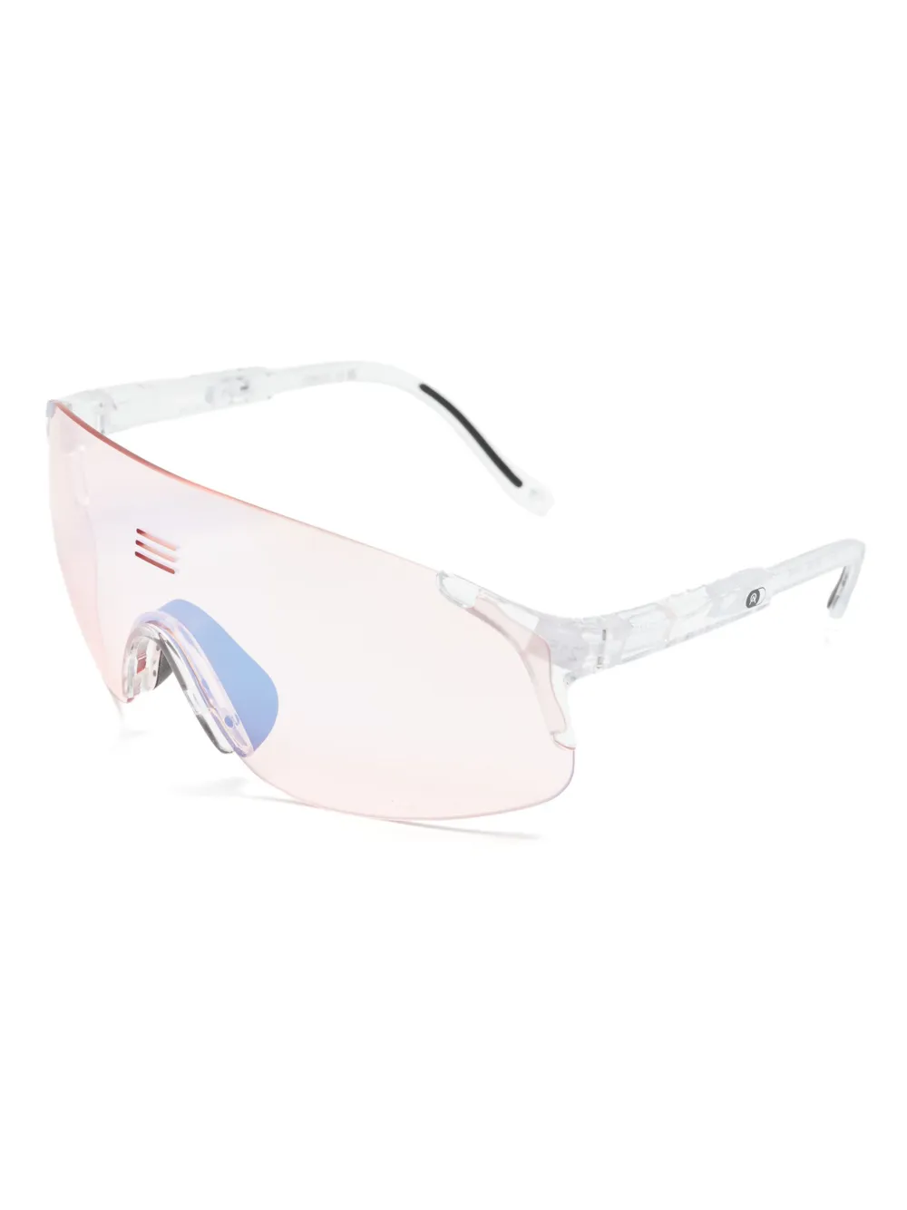 Alba Optics Jumbo shield-frame Sunglasses | White | FARFETCH UK