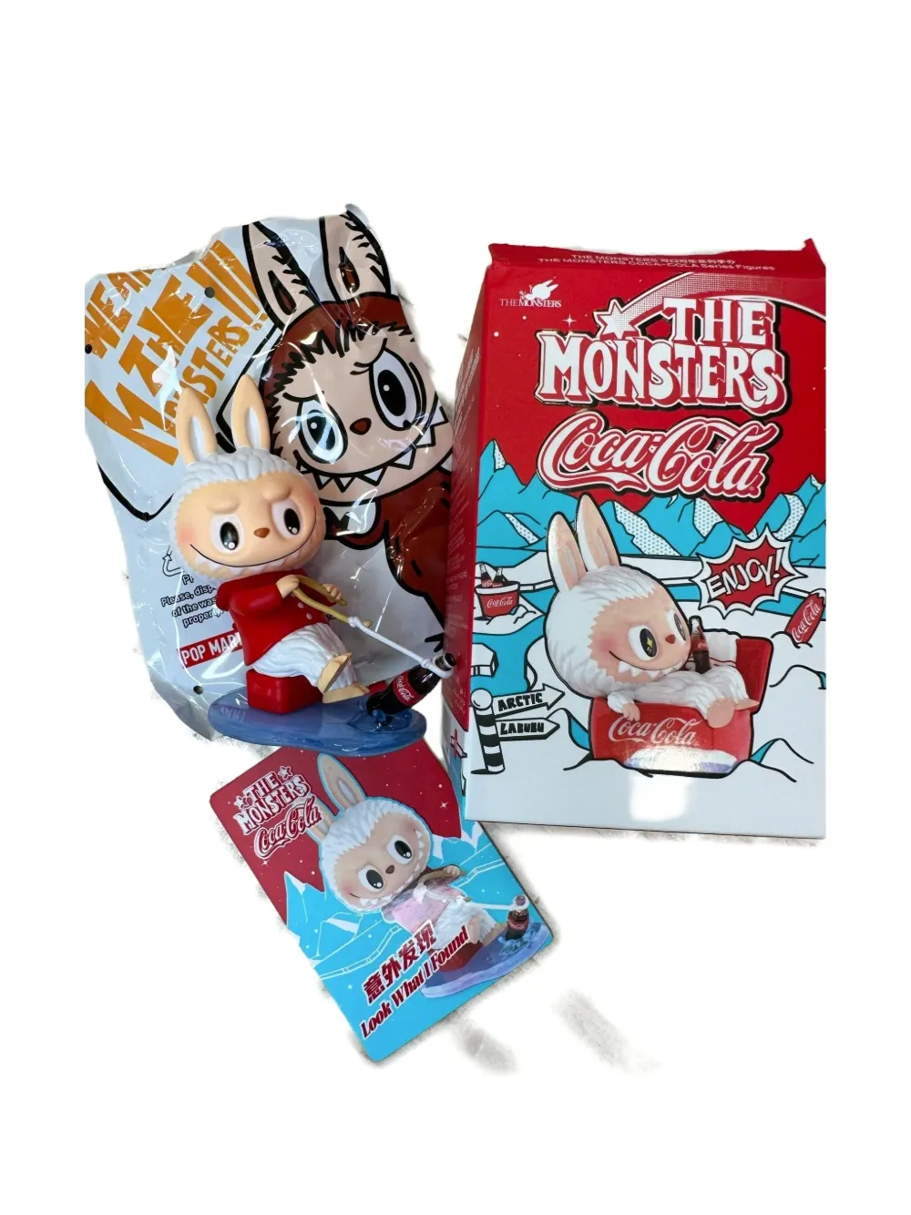 Pop Mart Labubu The Monsters Coca-Cola Series Collectible Figure | Weiß ...