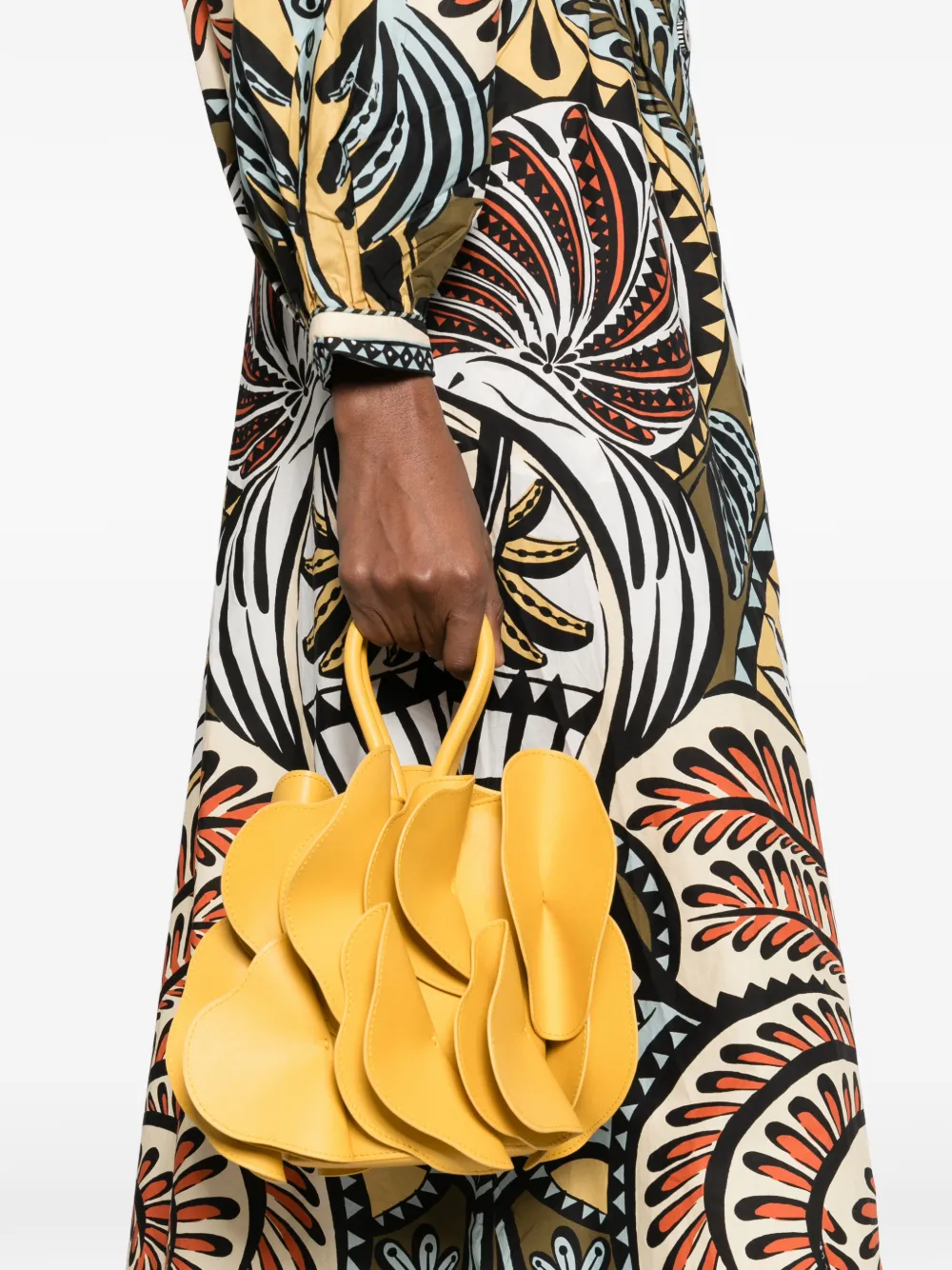 FARM Rio Flower Bucket Bag | Yellow | FARFETCH CA
