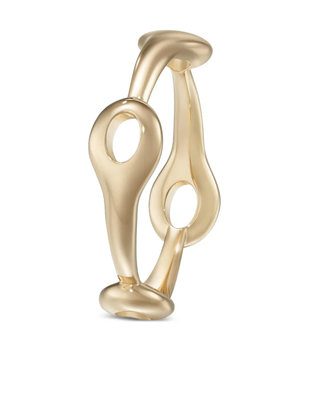 Melissa Kaye 18K Yellow Gold Small Lola Needle Ring | Gold | FARFETCH