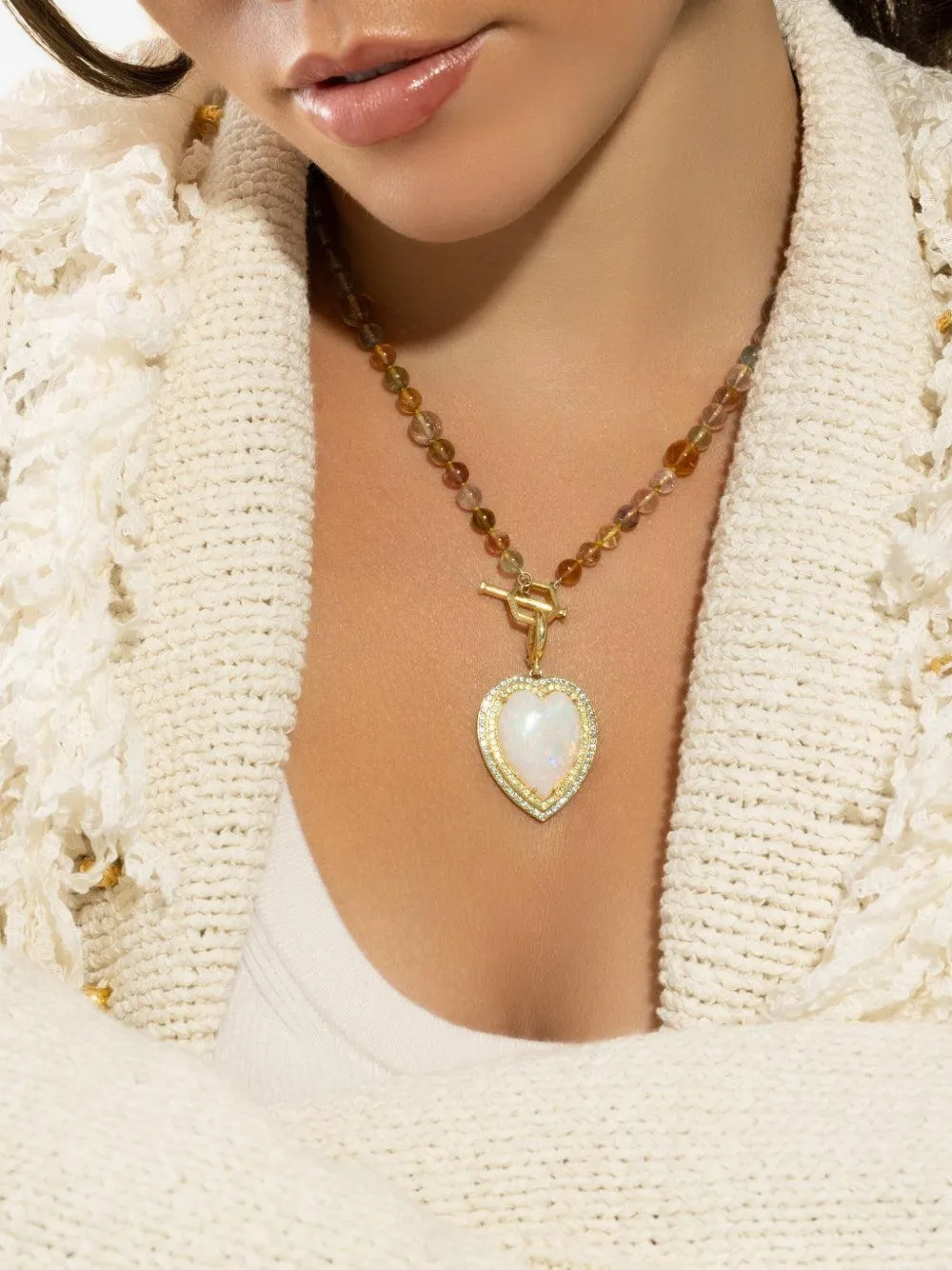 Meredith Young 18K Yellow Gold Desert Tourmaline Necklace | Yellow ...