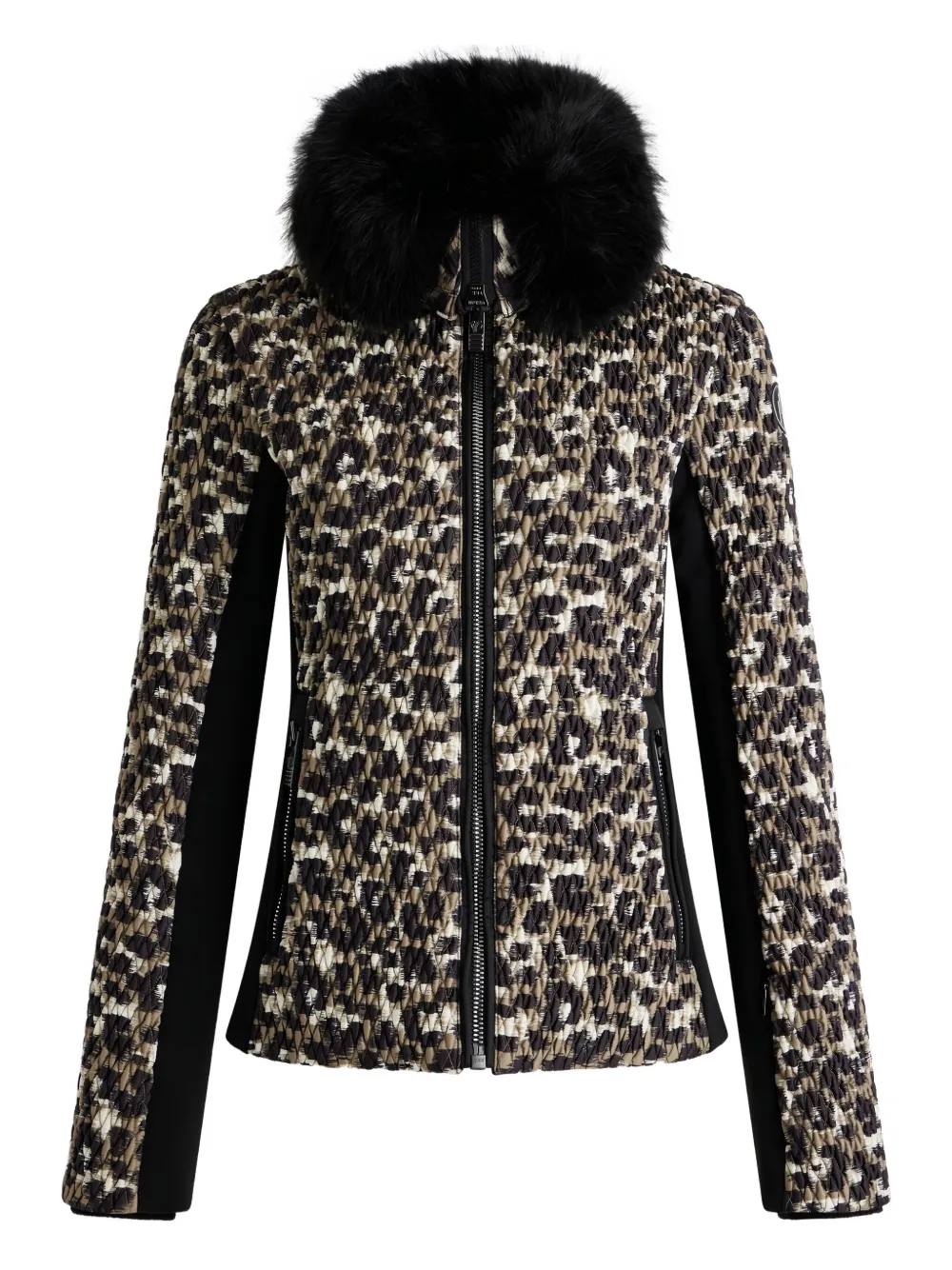 Fusalp leopard-print Ski Jacket | Brown | FARFETCH