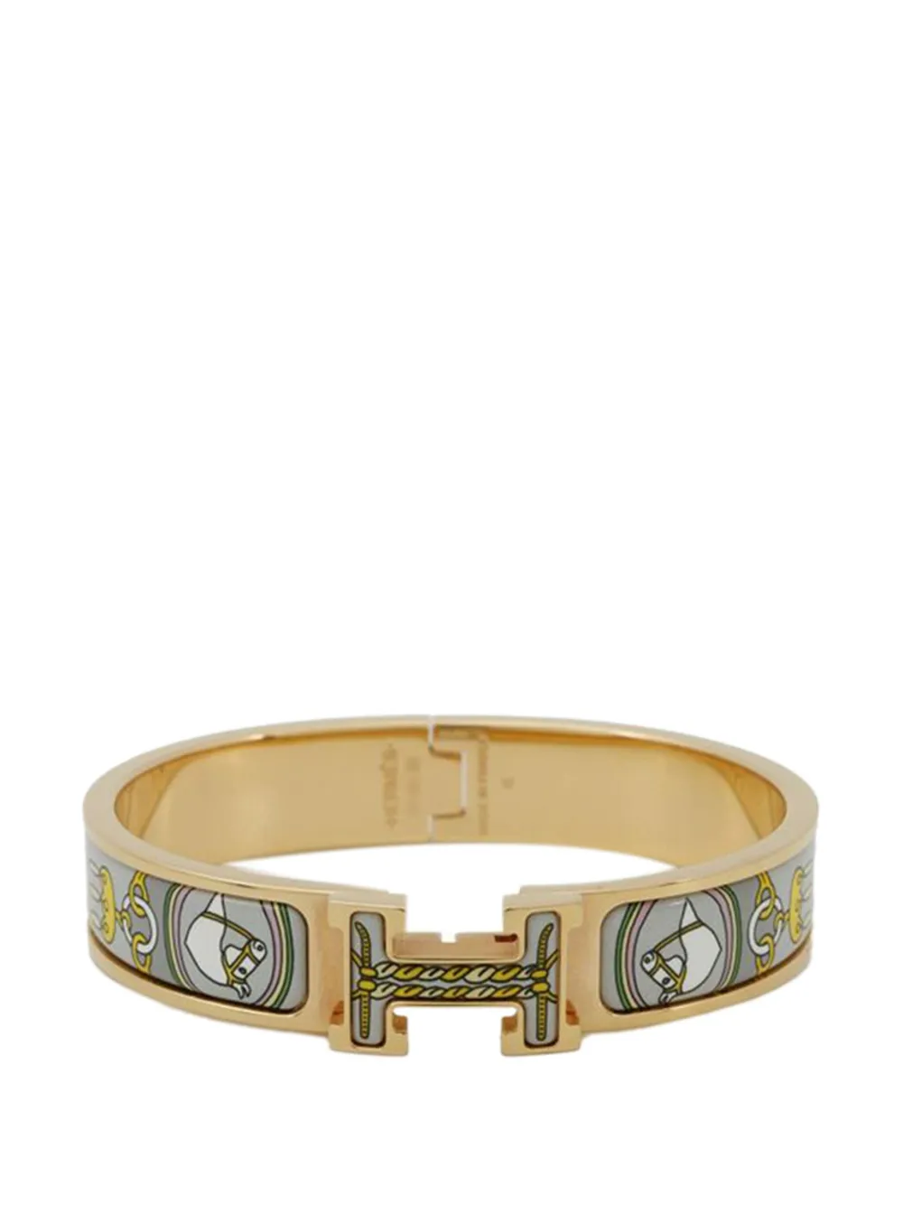 Hermès Pre-Owned 2021-2025 Narrow Bouquets Selliers Enamel Clic H ...