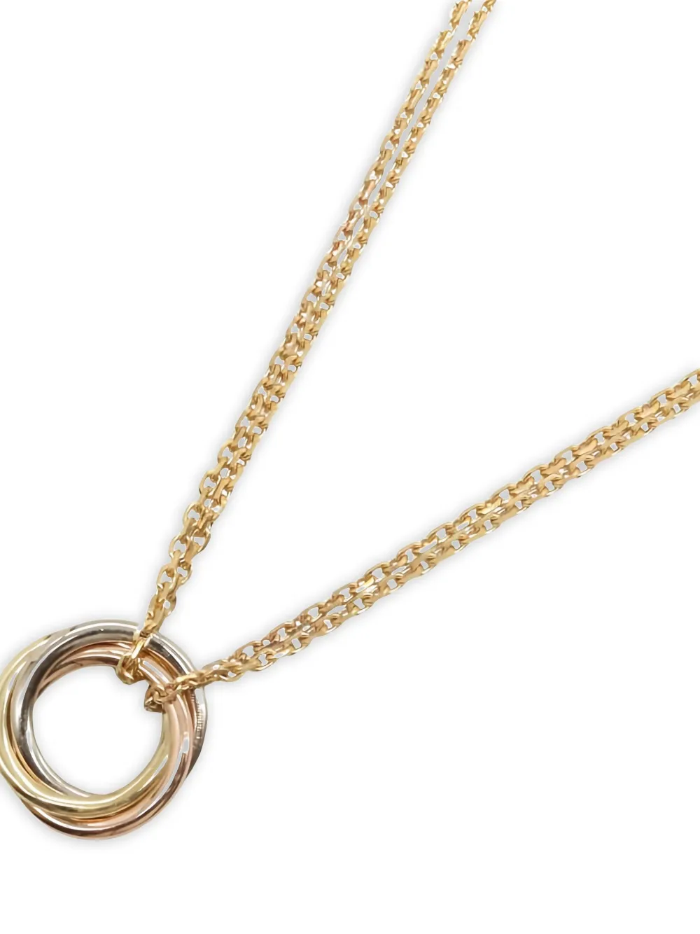Cartier 18K rose, Yellow And White Gold Trinity SM Necklace | Gold ...