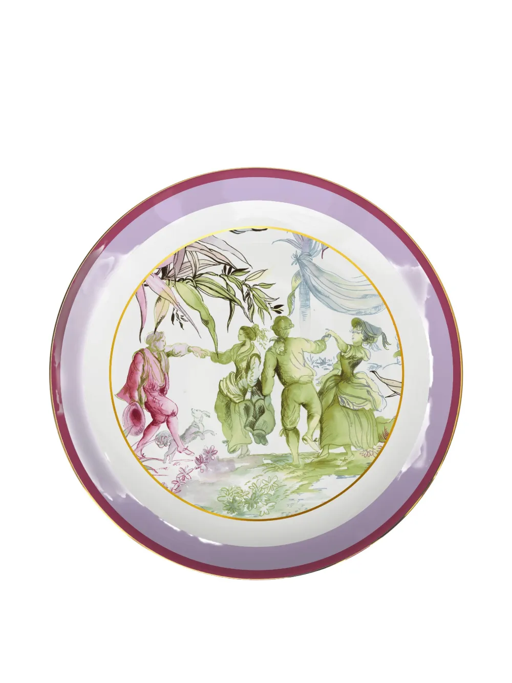 BACI MILANO Florence Plate (31cm) | Purple | FARFETCH UK