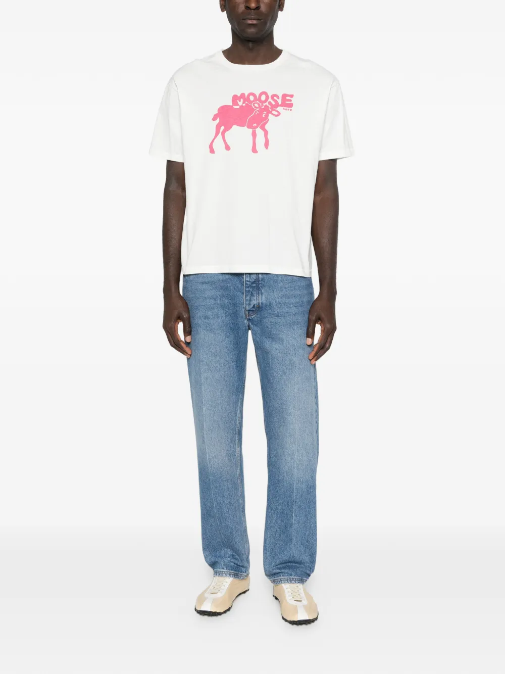 BODE Antlers Moose T-shirt | 白色 | FARFETCH CN