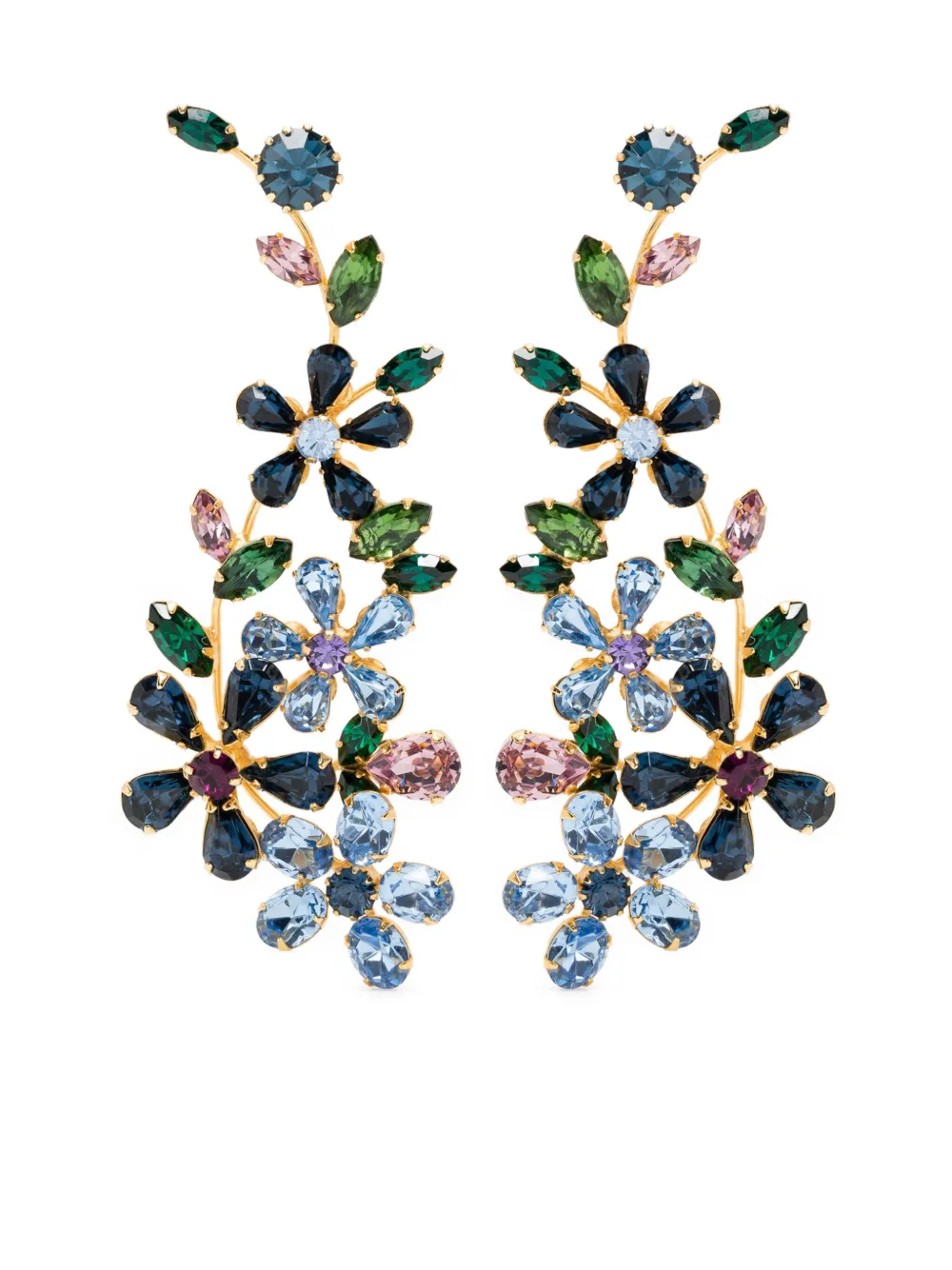 Jennifer Behr フローラル ピアス | ゴールドトーン | FARFETCH JP