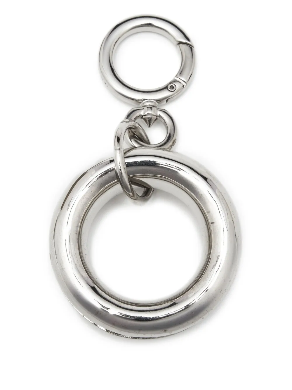 Burberry Pre-Owned logo-engraved Grommet Key Charm | Silver | FARFETCH ZA