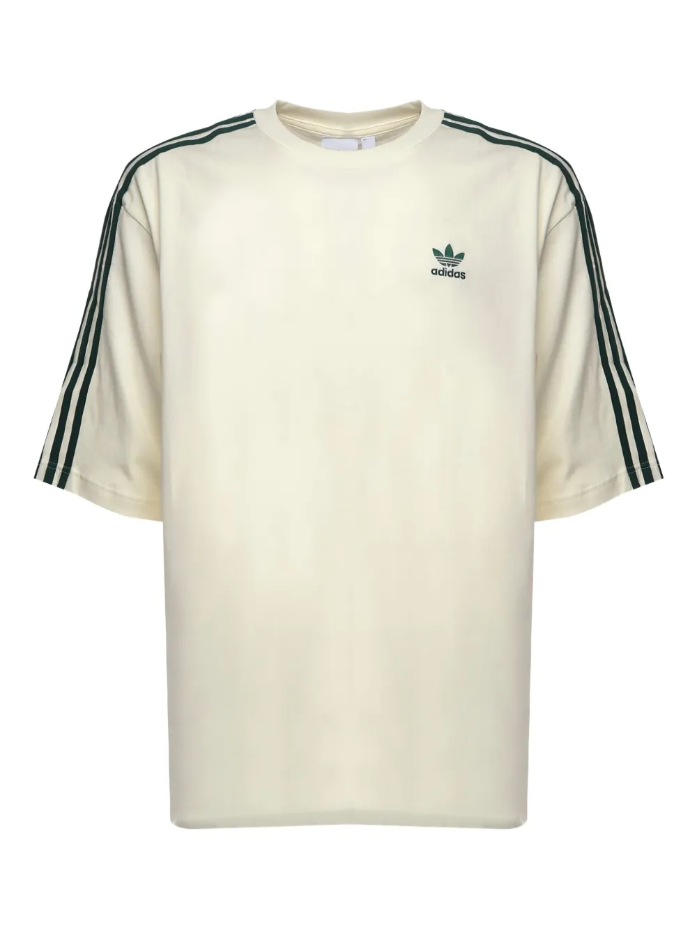 Adidas Originals three-stripe Logo T-shirt | Neutrals | FARFETCH