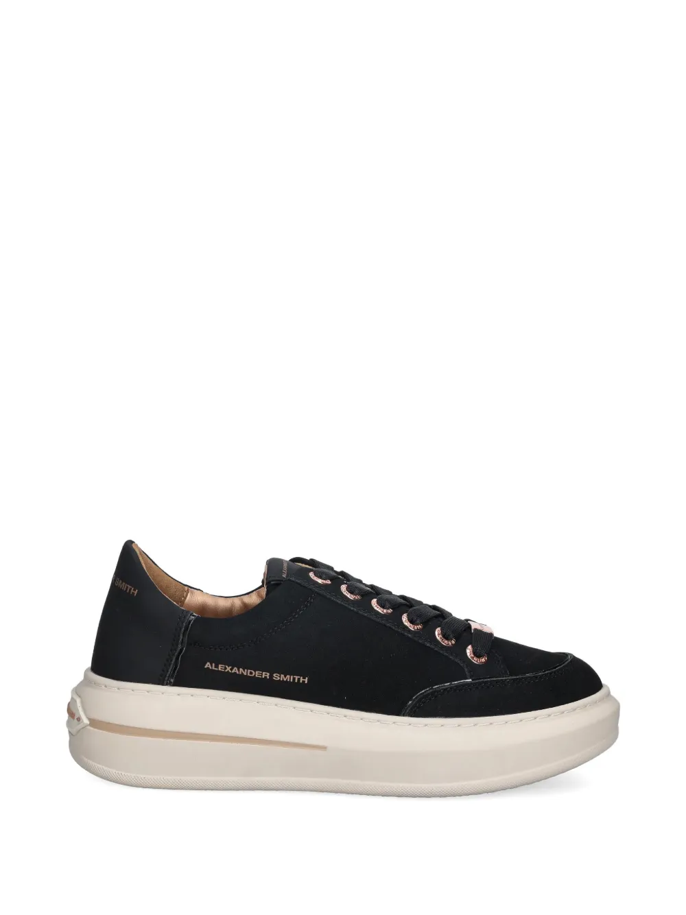 Alexander Smith Lancaster Eyelet Detail Sneakers | 黑色 | FARFETCH CN