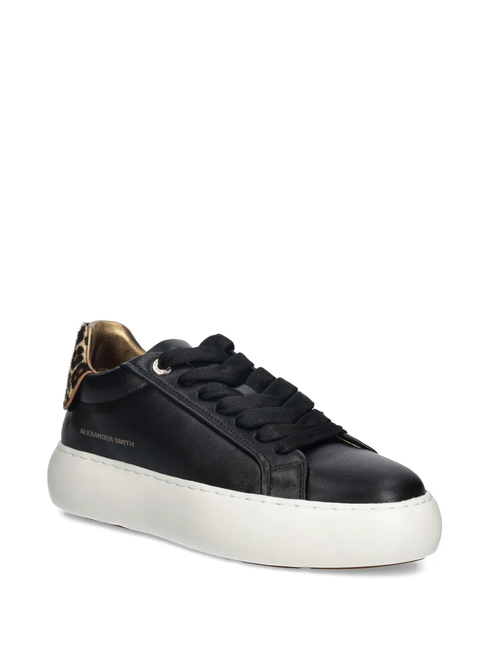 Alexander Smith Soho leopard-print Platform Sneakers | Black | FARFETCH ZA