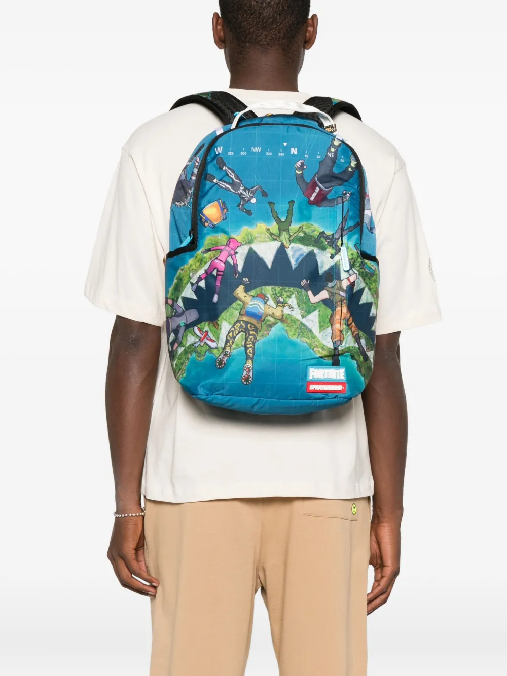 Sprayground Kid Fortnite Island Backpack | Blue | FARFETCH ZA