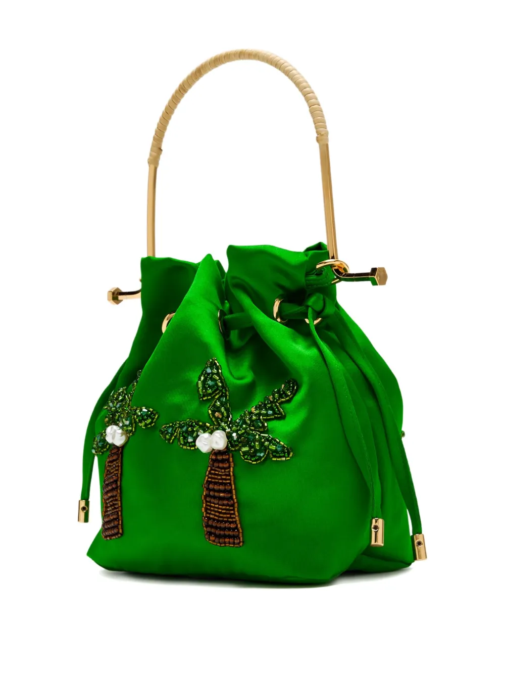 Waiwai Rio Aloha Bucket Bag | Green | FARFETCH UK