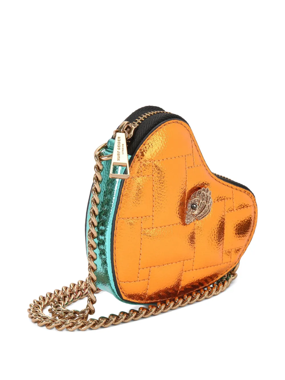 Kurt Geiger London Micro Heart Cross Body Bag | Yellow | FARFETCH HK