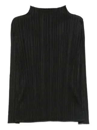 Pleats Please Issey Miyake Plissé Tank Top | Black | FARFETCH