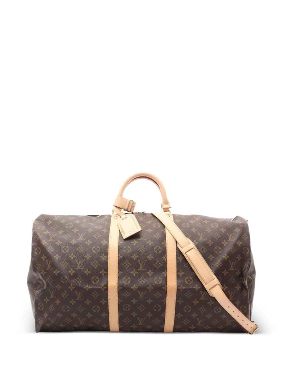 Louis Vuitton Pre-Owned 2000 Keepall Bandouliere 60 Monogram Travel Bag | Brown | FARFETCH