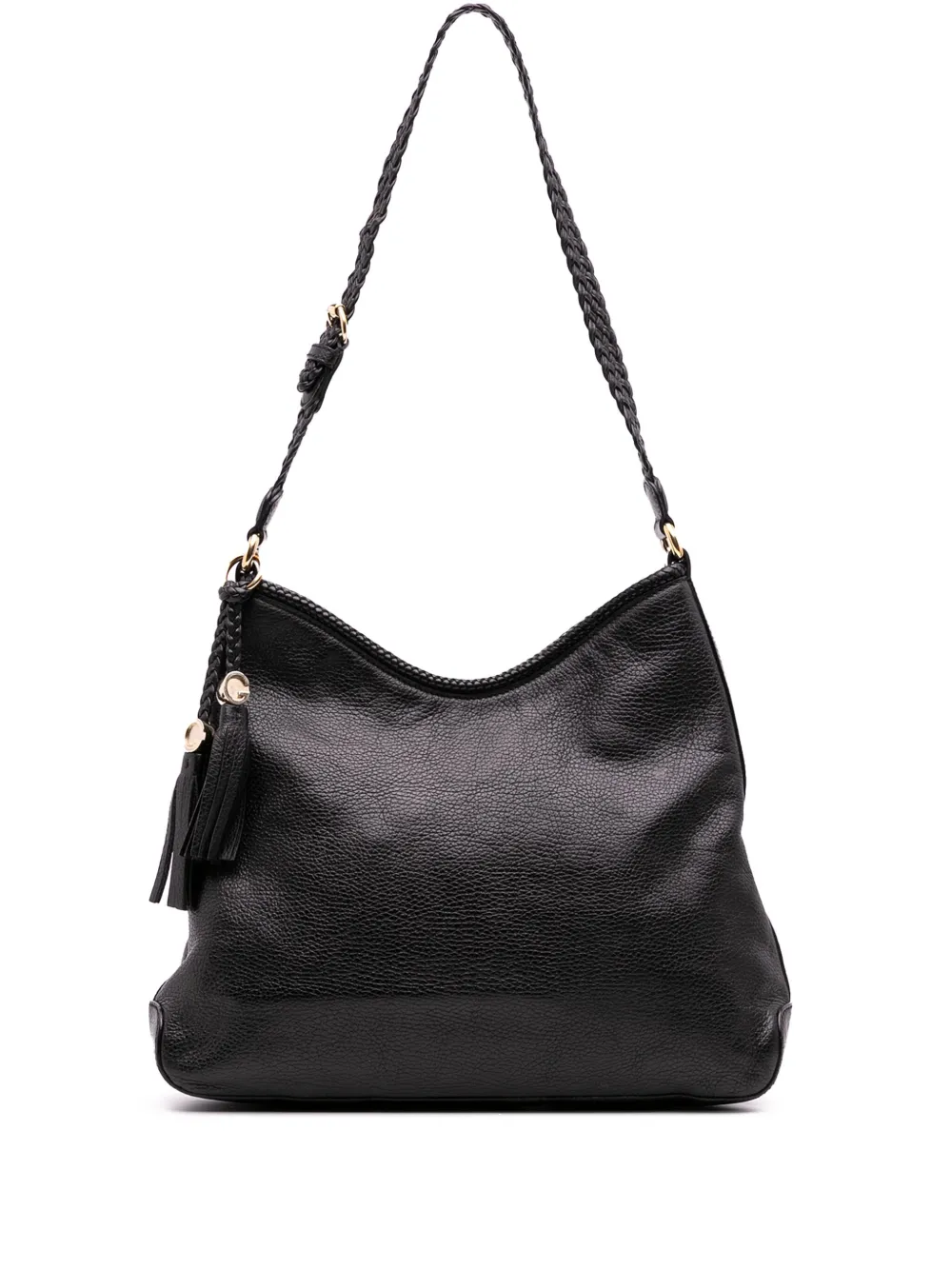 Gucci Pre-Owned 2016-2025 Medium Leather Marrakech Shoulder Bag | Black ...