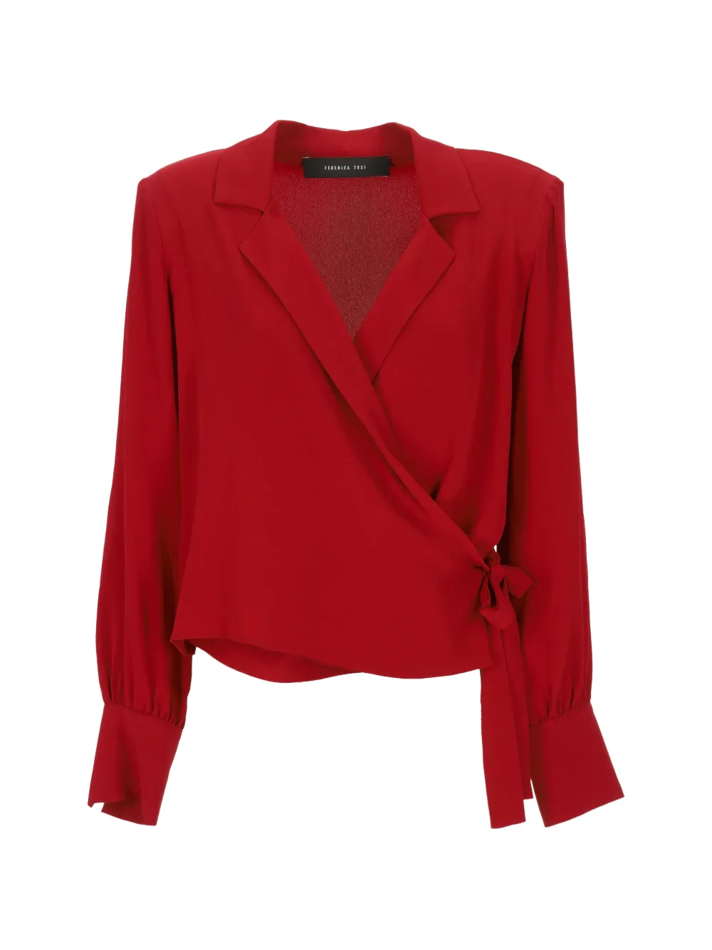 Federica Tosi wrap-style Blouse | Red | FARFETCH