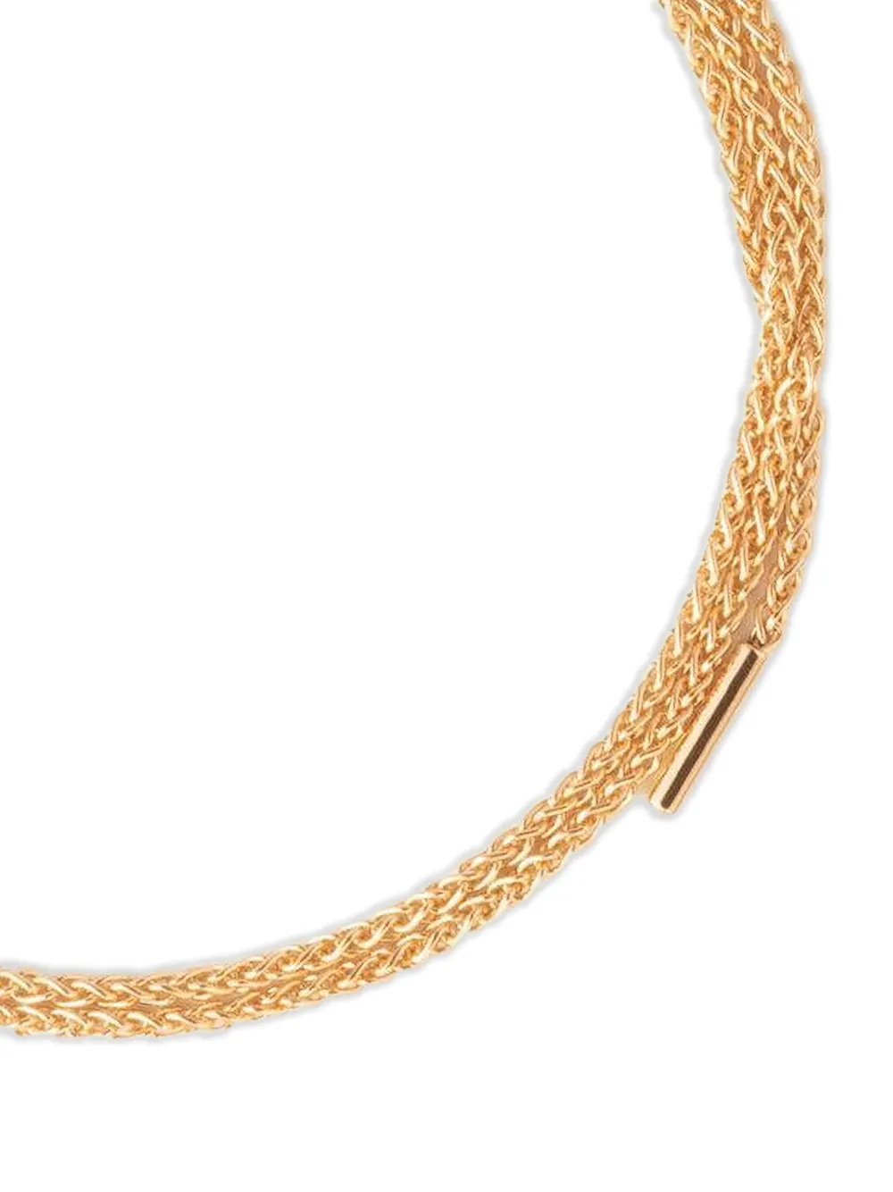 Nouvel Heritage 18K Rose Gold Latch Diamond Necklace | Pink | FARFETCH