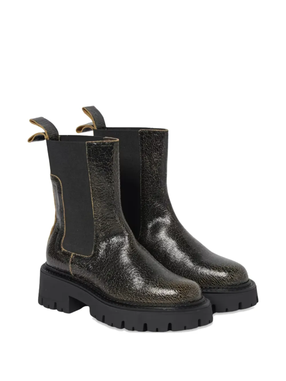 A.Bocca Danubio pull-tab Platform Chelsea Boots | Black | FARFETCH AU