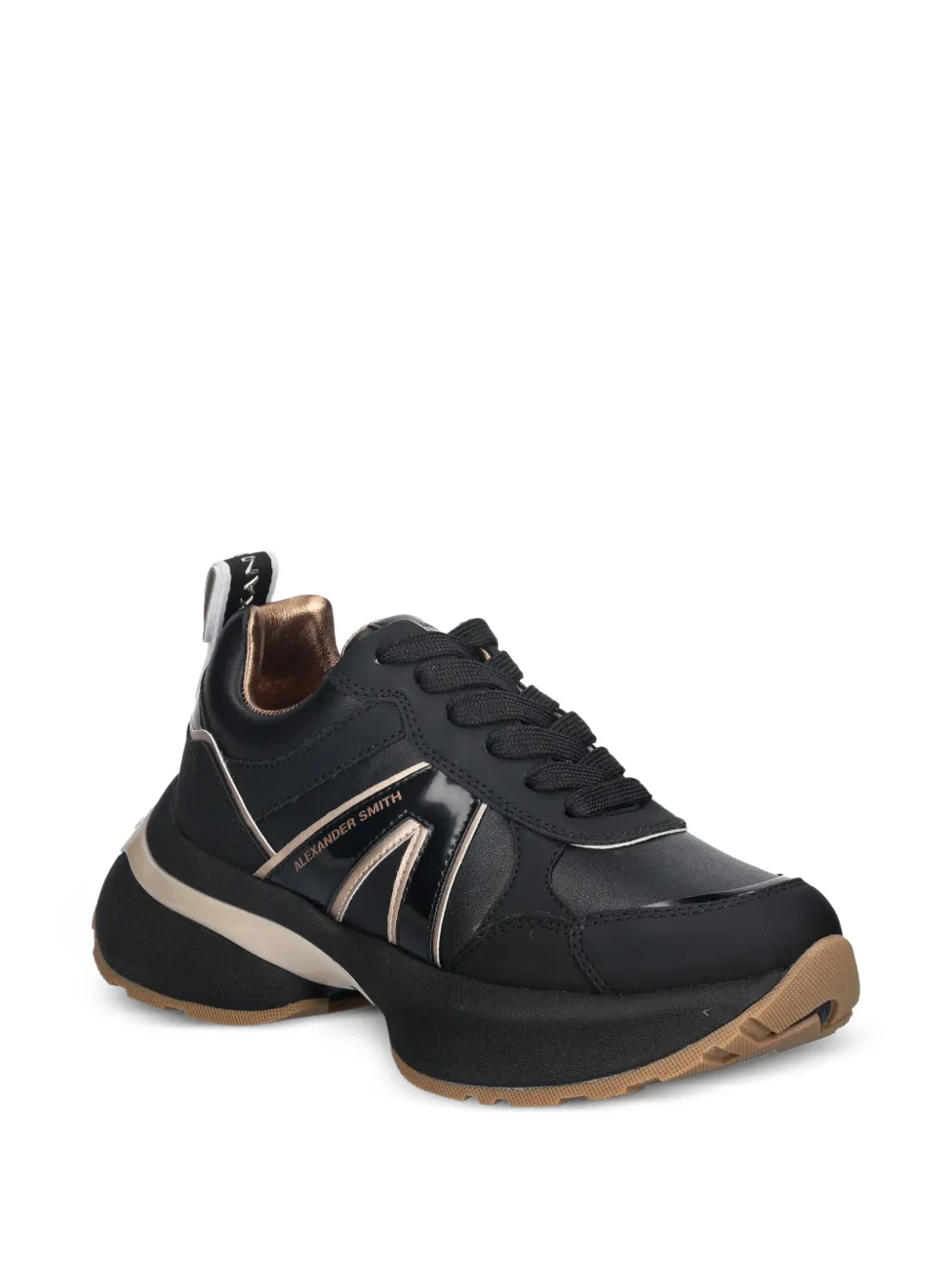 Alexander Smith Victoria Platform Panelled Sneakers | Black | FARFETCH CA