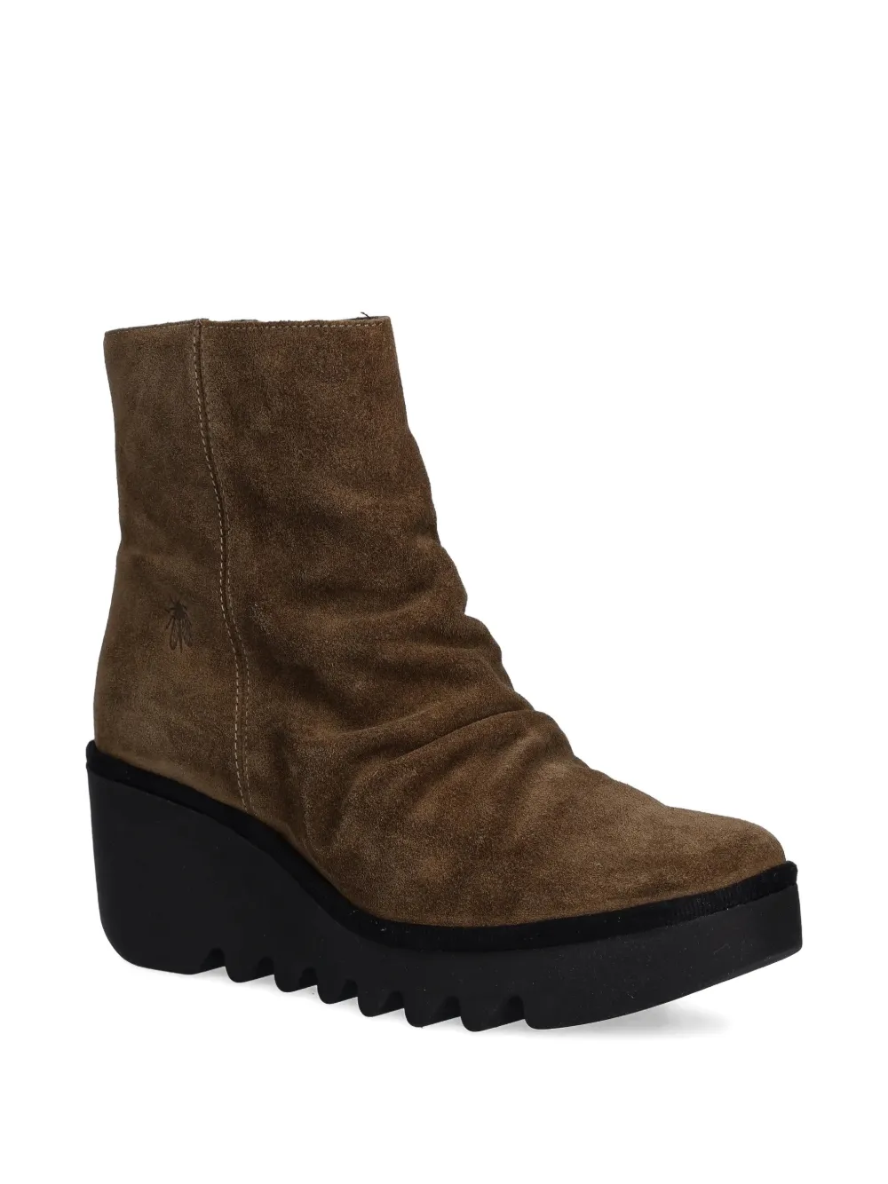 Fly London wedge-heel side-zip Boots | Brown | FARFETCH