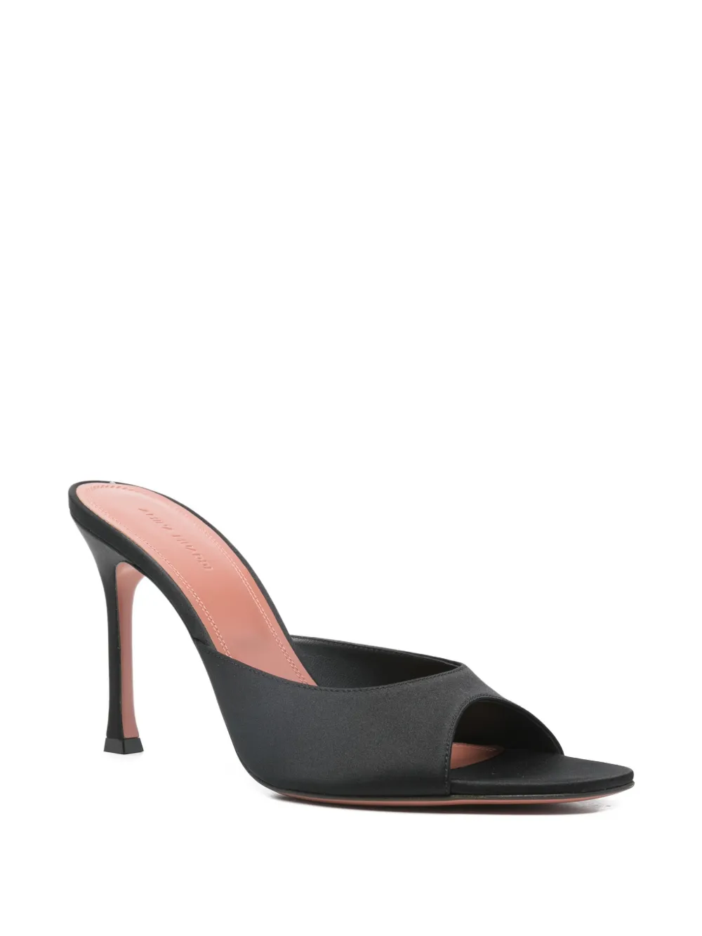 Amina Muaddi Alexa Heeled Sandals | Black | FARFETCH