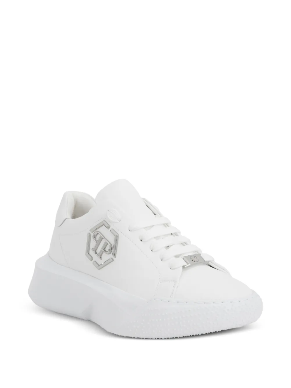 Philipp Plein Godzilla hexagon-logo Runner Sneakers | White | FARFETCH ZA