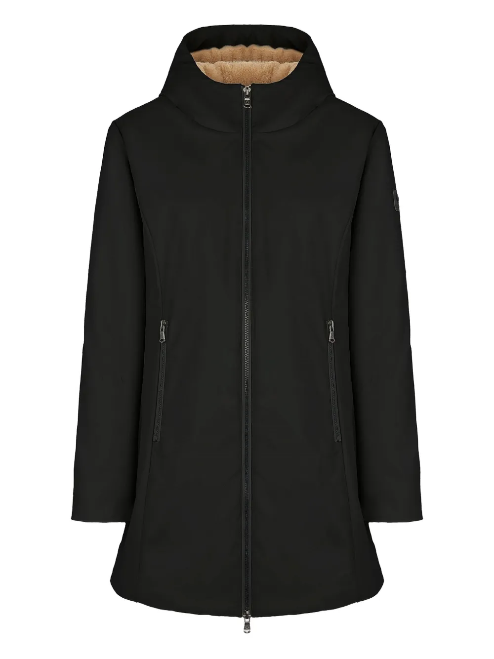 Canadian Hooded zip-up Coat | Black | FARFETCH