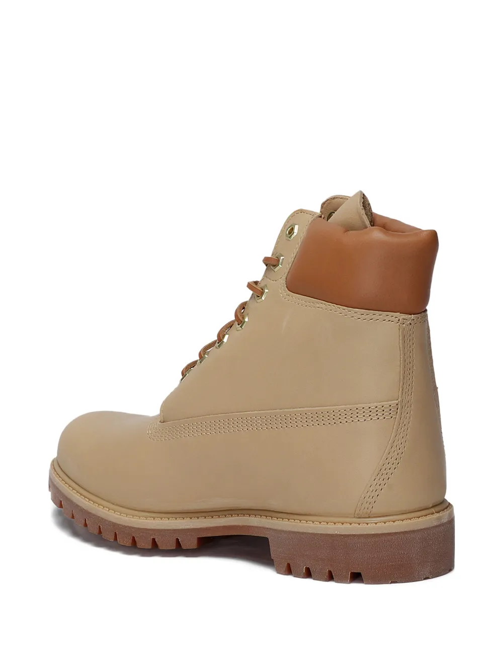 Timberland Premium 6-Inch lace-up leather boots Beige - Schoenen.nl