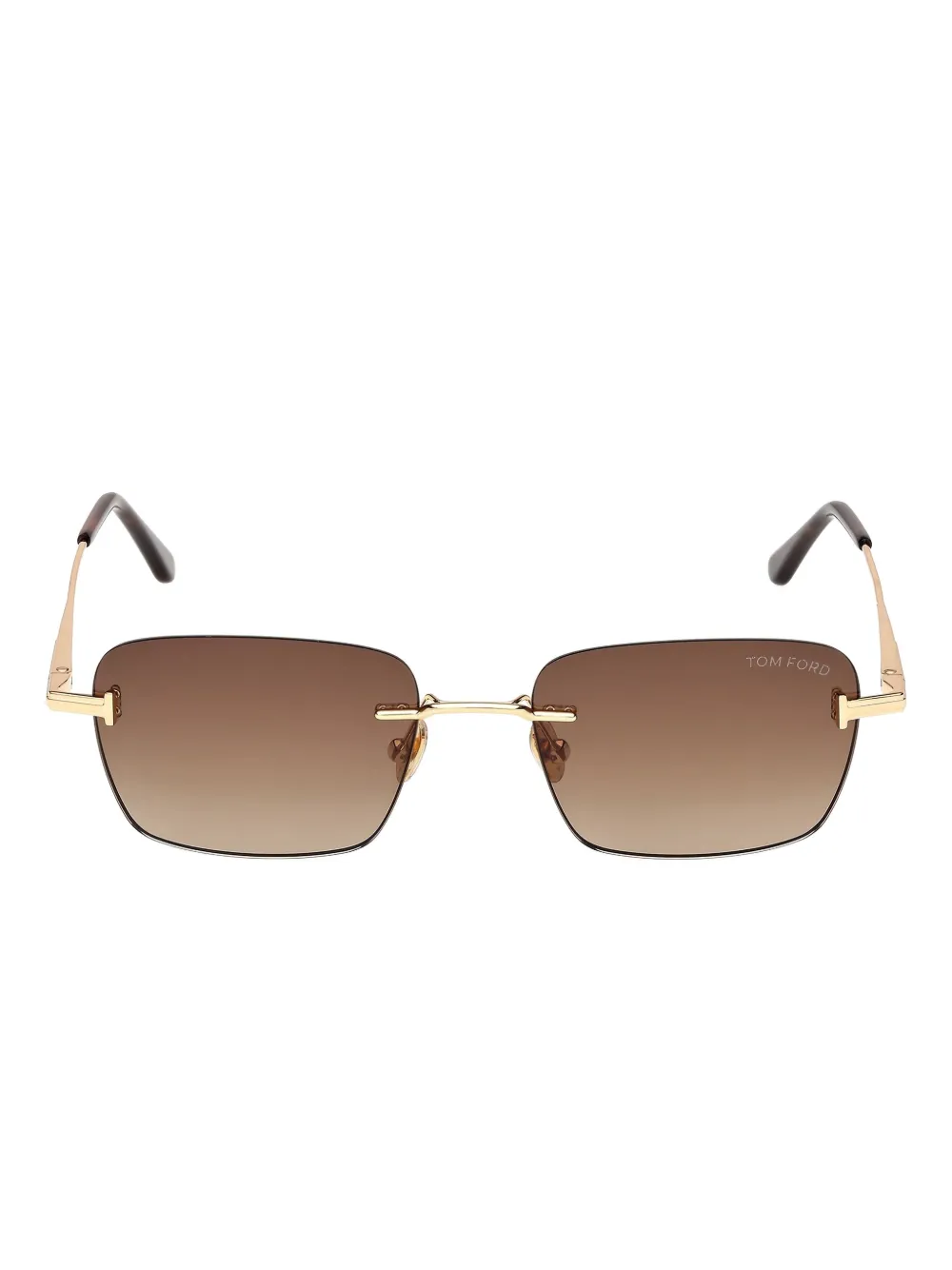 TOM FORD Eyewear square-frame Rimless Sunglasses | Gold | FARFETCH ZA