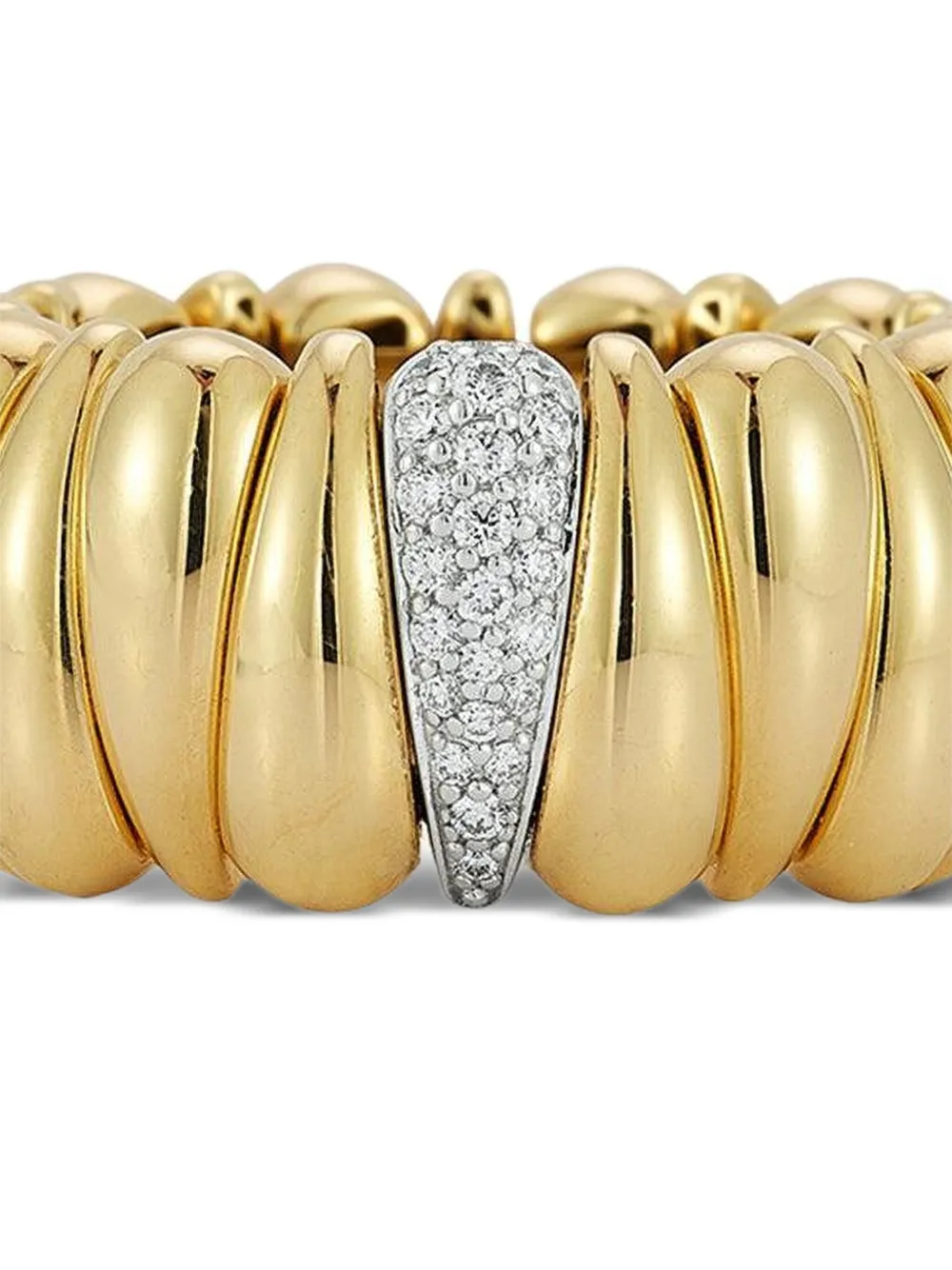 Roberto Demeglio 18K Yellow Gold Extra Small Artiglio Diamond Ring ...